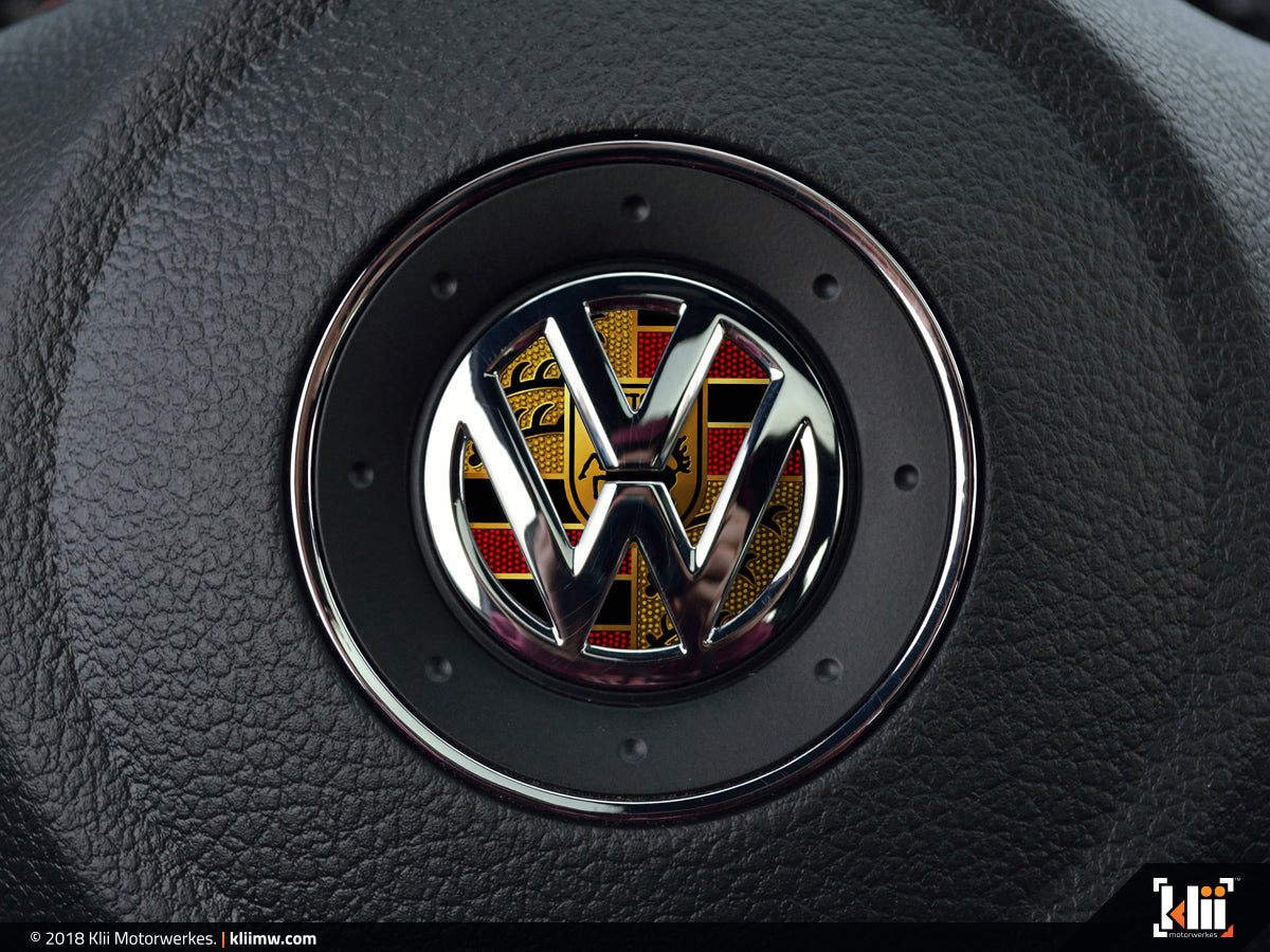 VW Steering Wheel Badge Insert - Stuttgart – Klii Motorwerkes