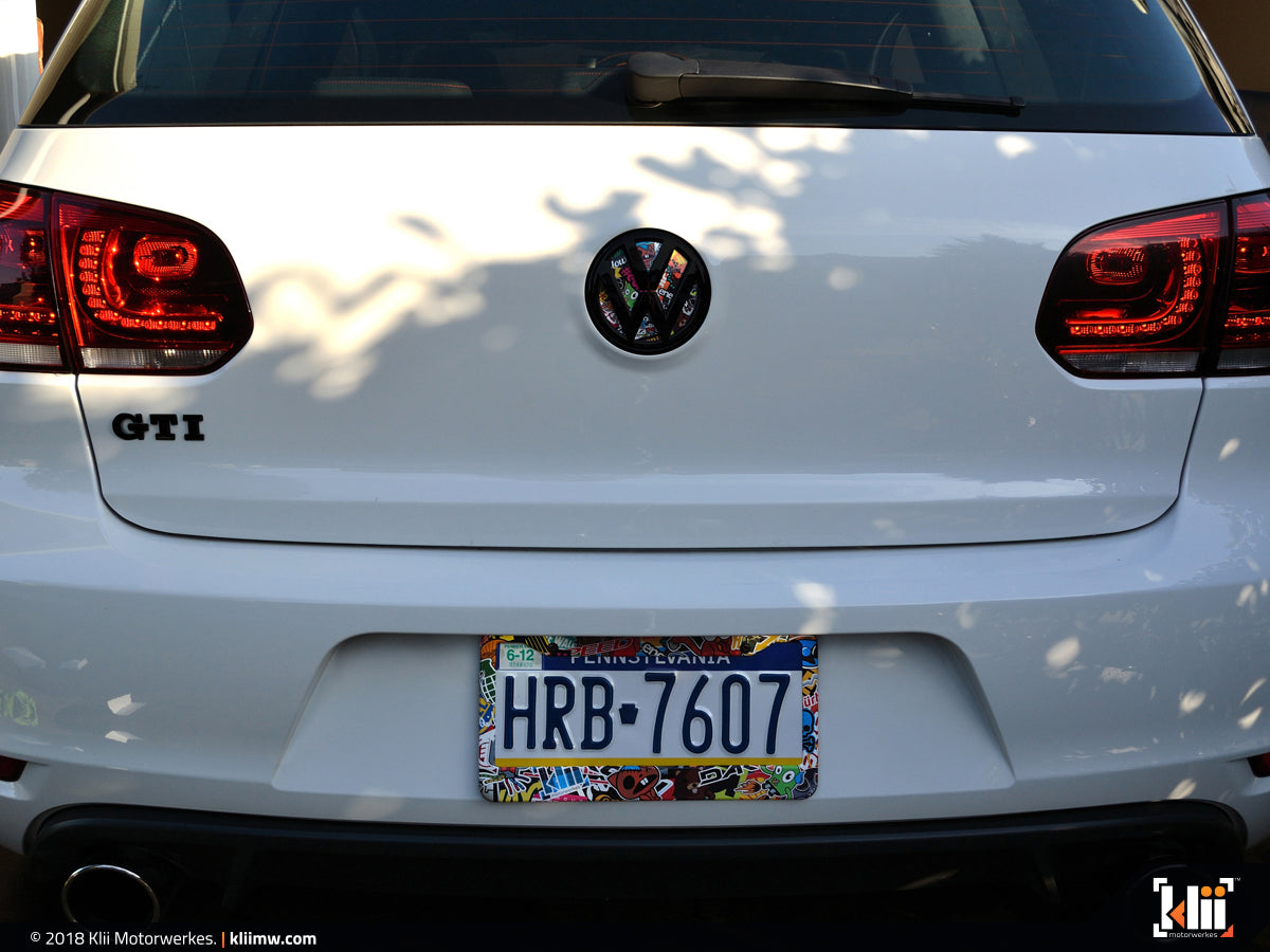 VW Rear Badge Insert - Stickerbomb – Klii Motorwerkes